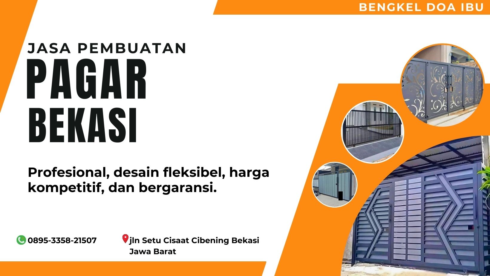 Jasa Pembuatan Pagar Pintu Gerbang Laser Cutting Plat Besi Alferon ...